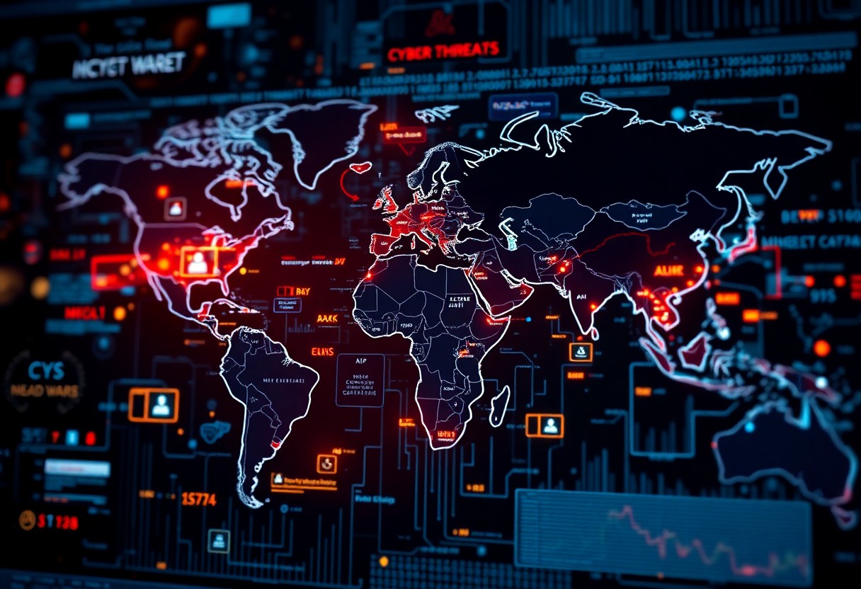 An Interactive Map of Global Cyber Threats - A visually appealing and ...