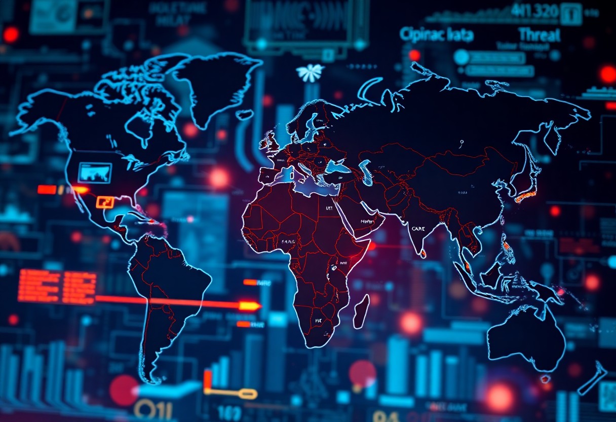 An Interactive Map of Global Cyber Threats - A visually appealing and ...